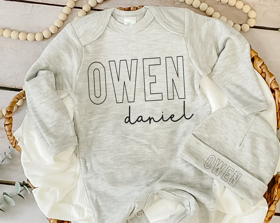 New Baby Gift Boy Going Home Outfit Baby Boy Coming Home Outfit Newborn ...