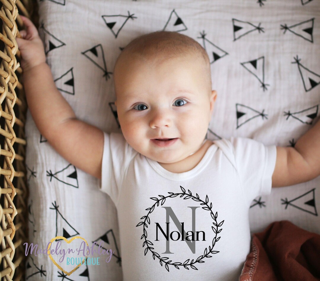 Personalized Baby Onesie® - Monogrammed Baby Shower Gift - Etsy