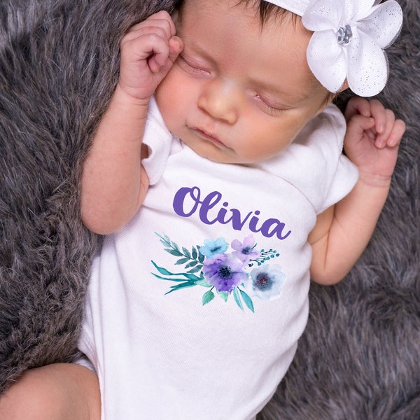 Purple Baby Outfit - Etsy