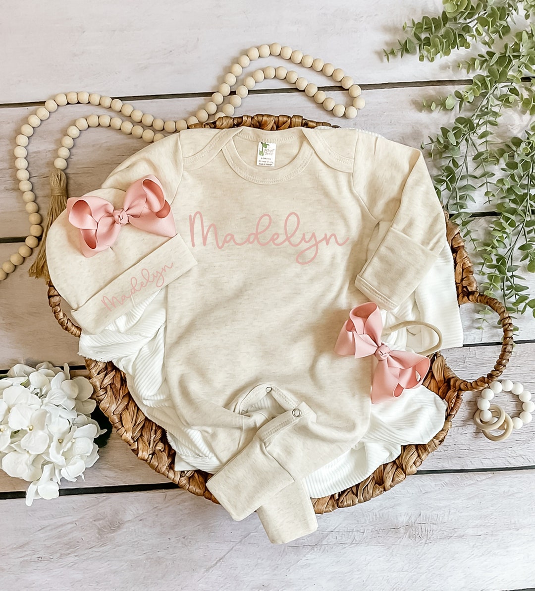 Boho Baby Girl Clothes Baby Girl Coming Home Outfit Personalized Baby ...