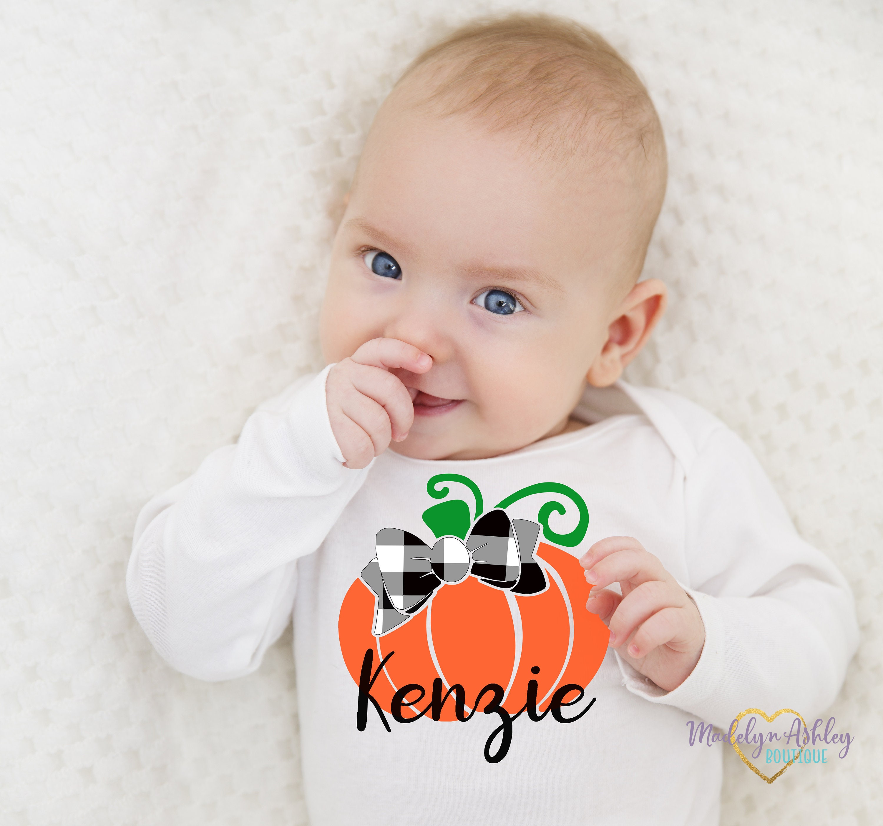 Baby Girl Pumpkin Onesie® First Halloween Onesie® Baby - Etsy