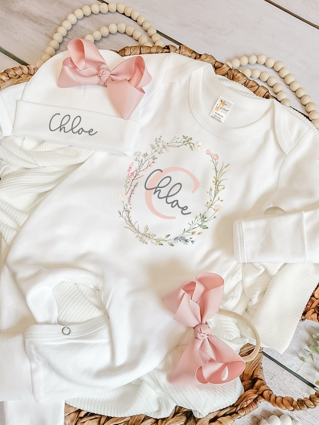Newborn Girl Coming Home Outfit Baby Girl Coming Home Outfit Baby ...
