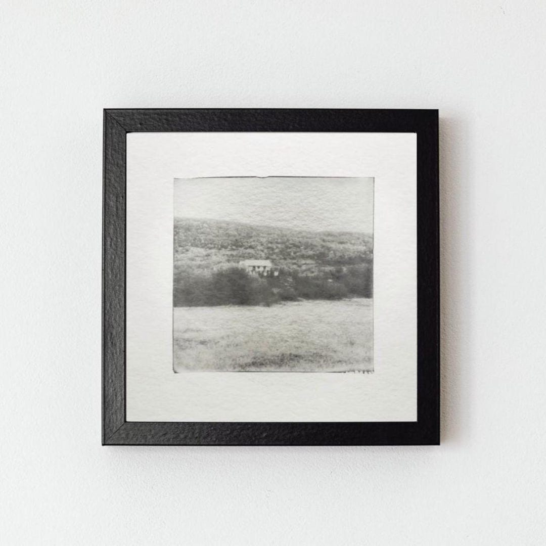 Liminal Houses - No. 2 - Original B&W Polaroid Transfer - Minimal Art ...