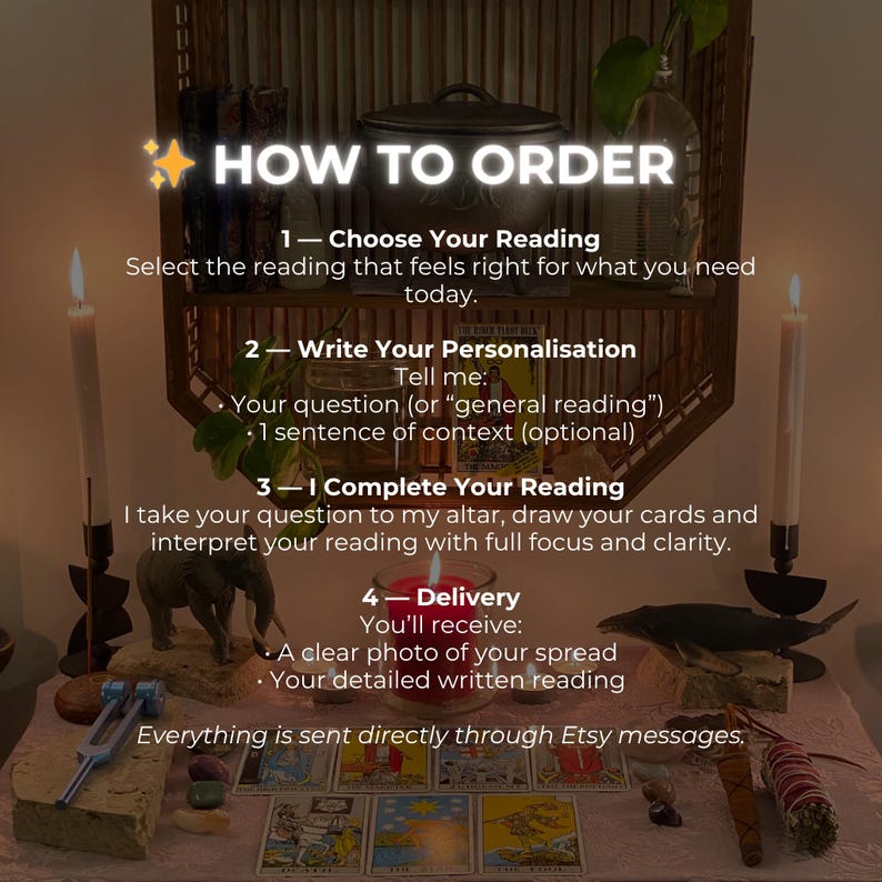 Clarity and Guidance | 3 Card Tarot Reading - Etsy