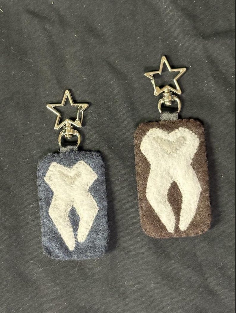 Custom Felt Keychains - Etsy