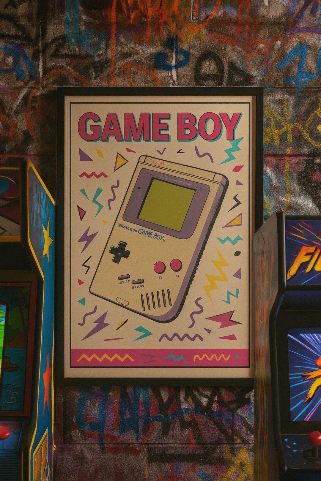 90's Inspired Gameboy Print - Etsy