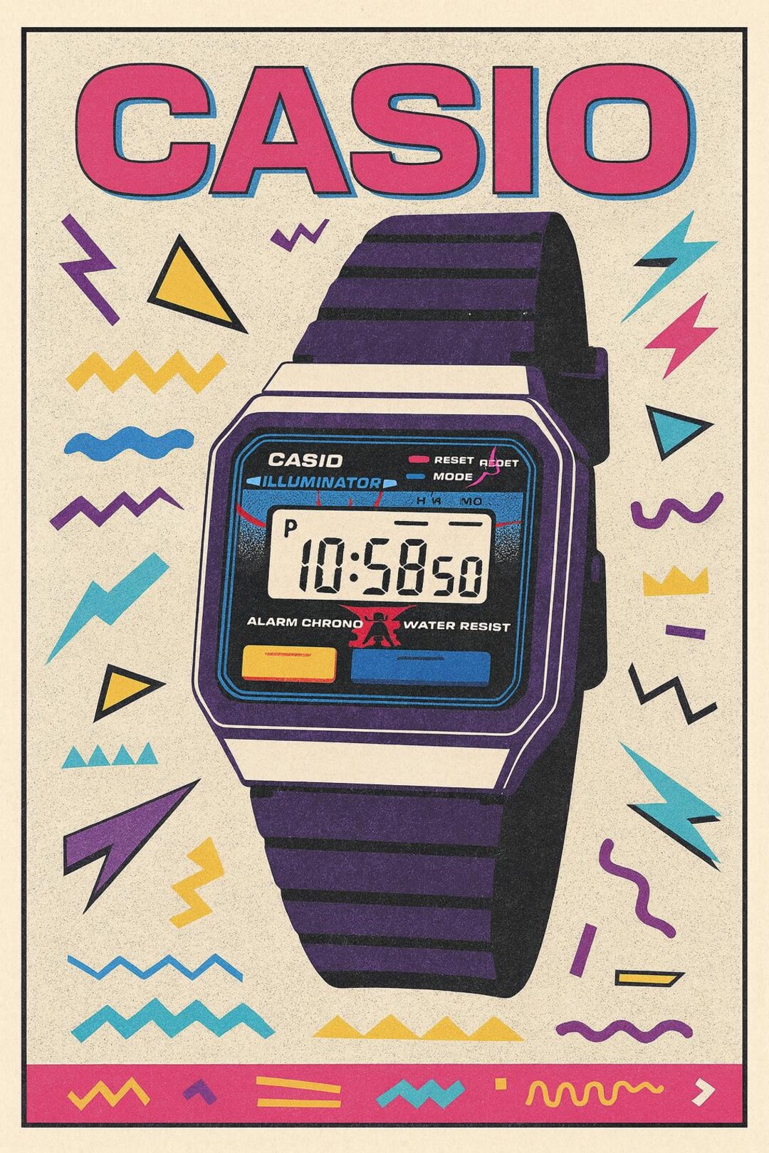 90s Casio Watch - Etsy