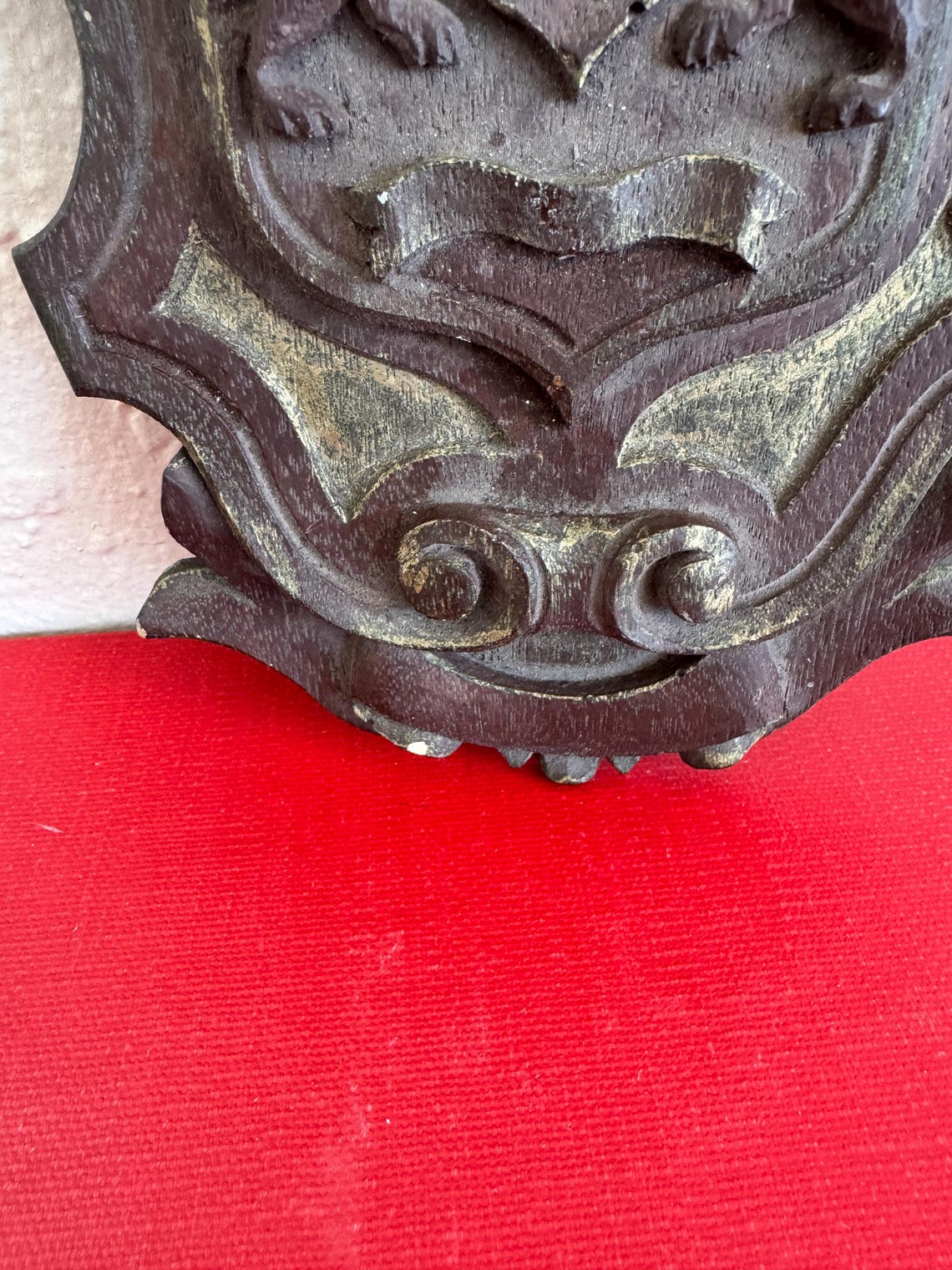 Vintage Wall Crest | Vintage Coat of Arms | Rampart Lions - Etsy