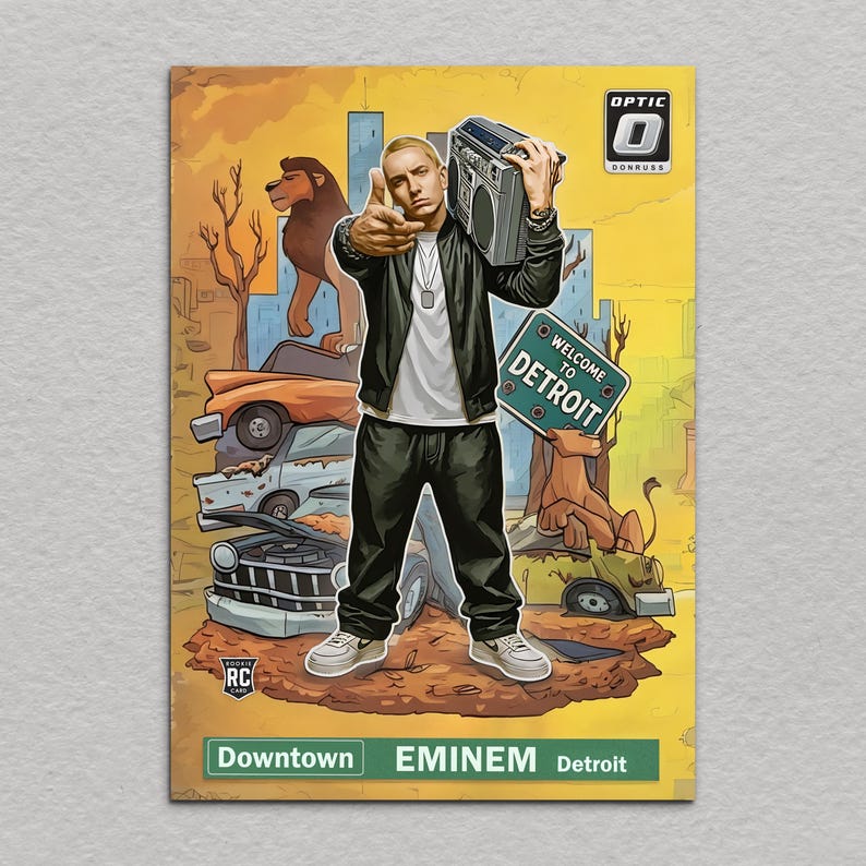 Eminem Downtown Rare Limited Edition /20 Hip-hop Trading Card - Etsy ...