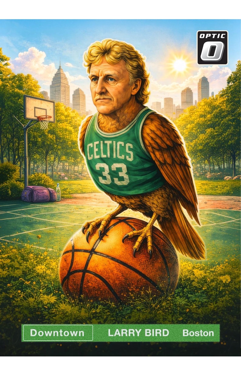 Larry Bird Trading Card Downtown Limited Edition - Etsy