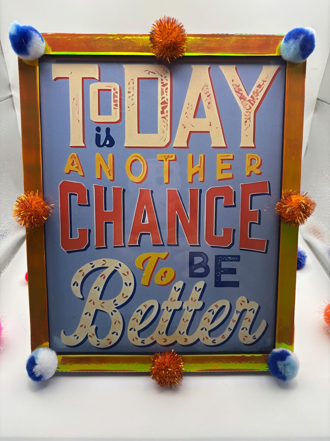Handmade Positive Affirmation Frame – Bright & Uplifting Gift - Etsy