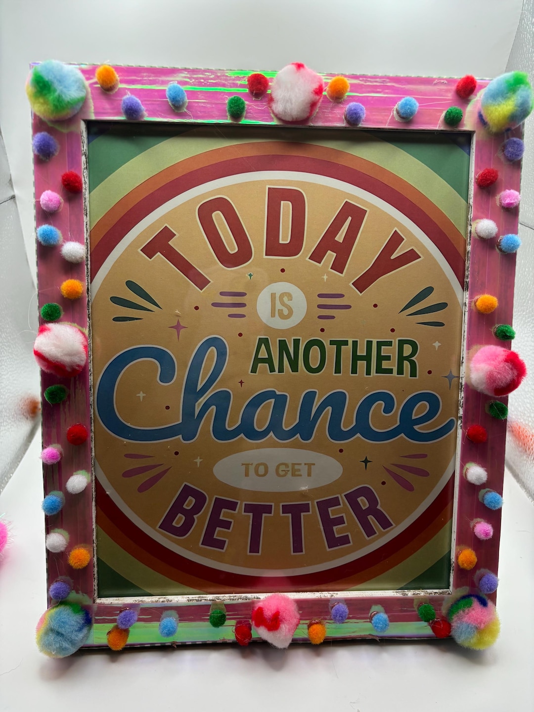 Handmade Positive Affirmation Frame – Bright & Uplifting Gift - Etsy
