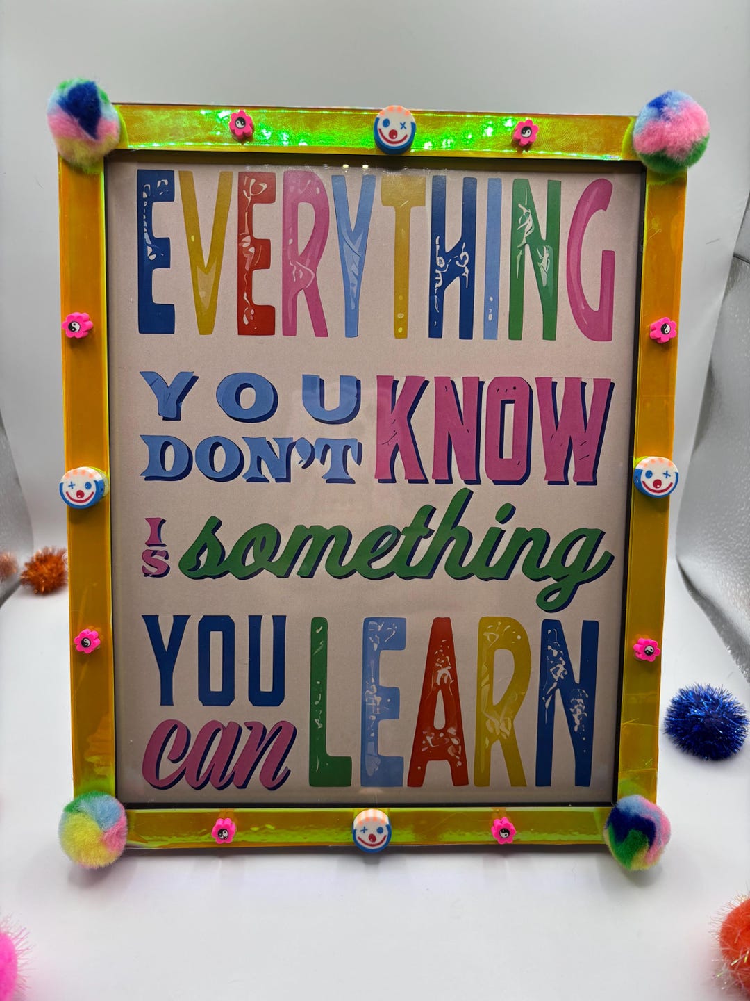 Handmade Positive Affirmation Frame – Bright & Uplifting Gift - Etsy
