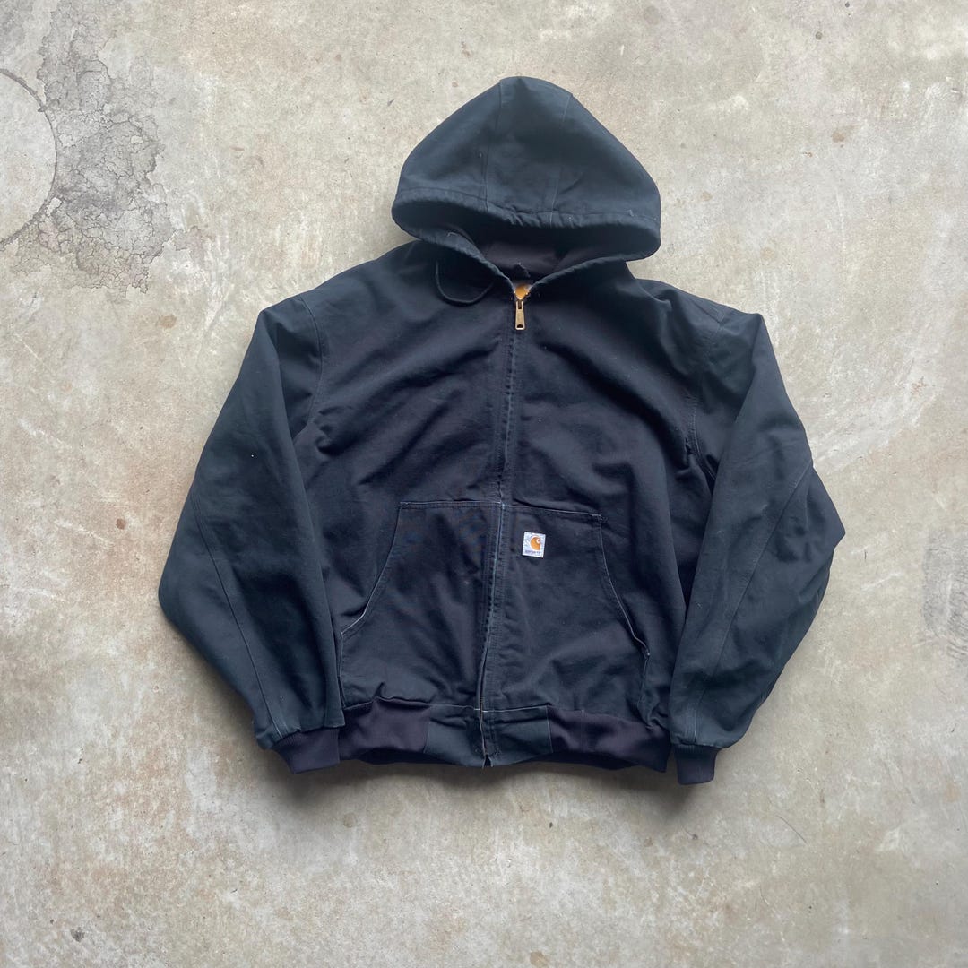Vintage J131 Black Carhartt Jacket - Etsy