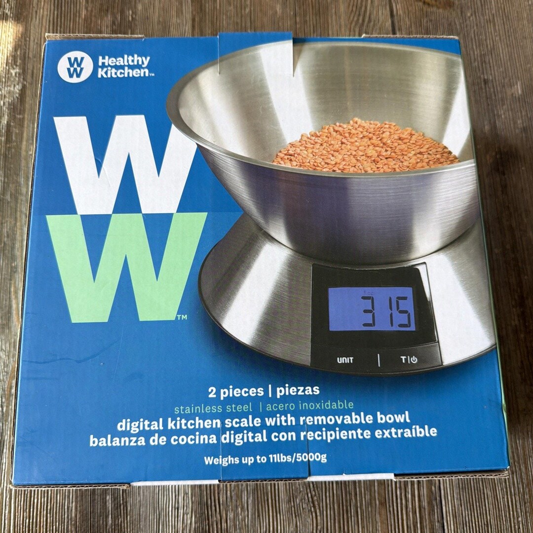 WW Weight Watchers Digital Scale Healthy Kitchen Smart Points Food Bowl ...