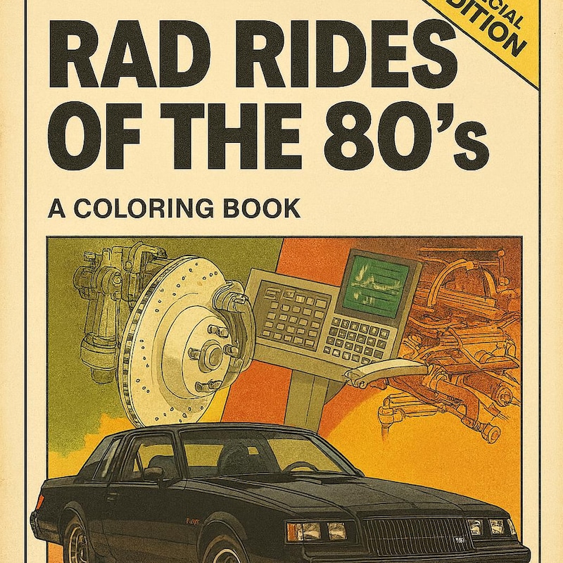 Muscle Cars Adult Coloring - Etsy