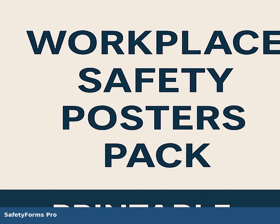 Workplace Safety Posters • Printable Safety Signs • Editable Templates ...