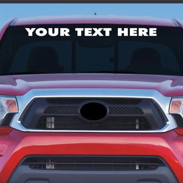 Windshield Banner - Etsy