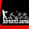 Making My Family Stick Figure Family Funny Sticker for Car, Truck ...
