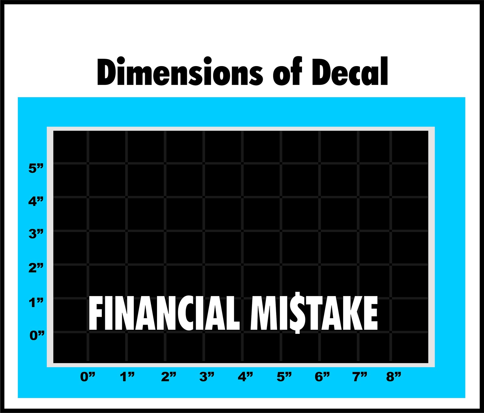 Financial Mistake Sticker Funny Sticker for Car Truck - Etsy Israel