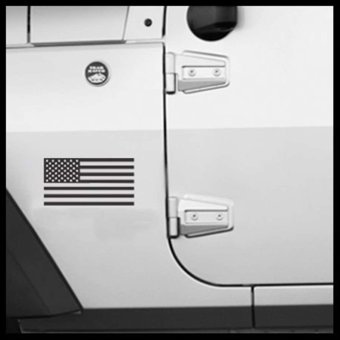 Sticker Connection | USA American Flag Sticker for Jeep Wrangler ...