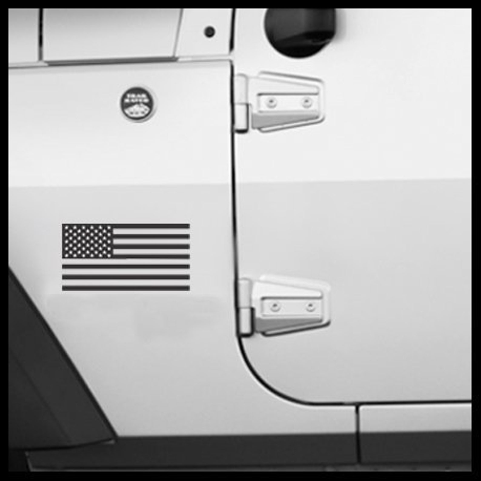 Sticker Connection | USA American Flag Sticker for Jeep Wrangler ...