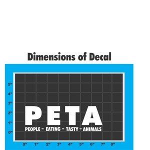 Sticker Connection | Peta People Eating Tasty Animals | Bumper Sticker ...