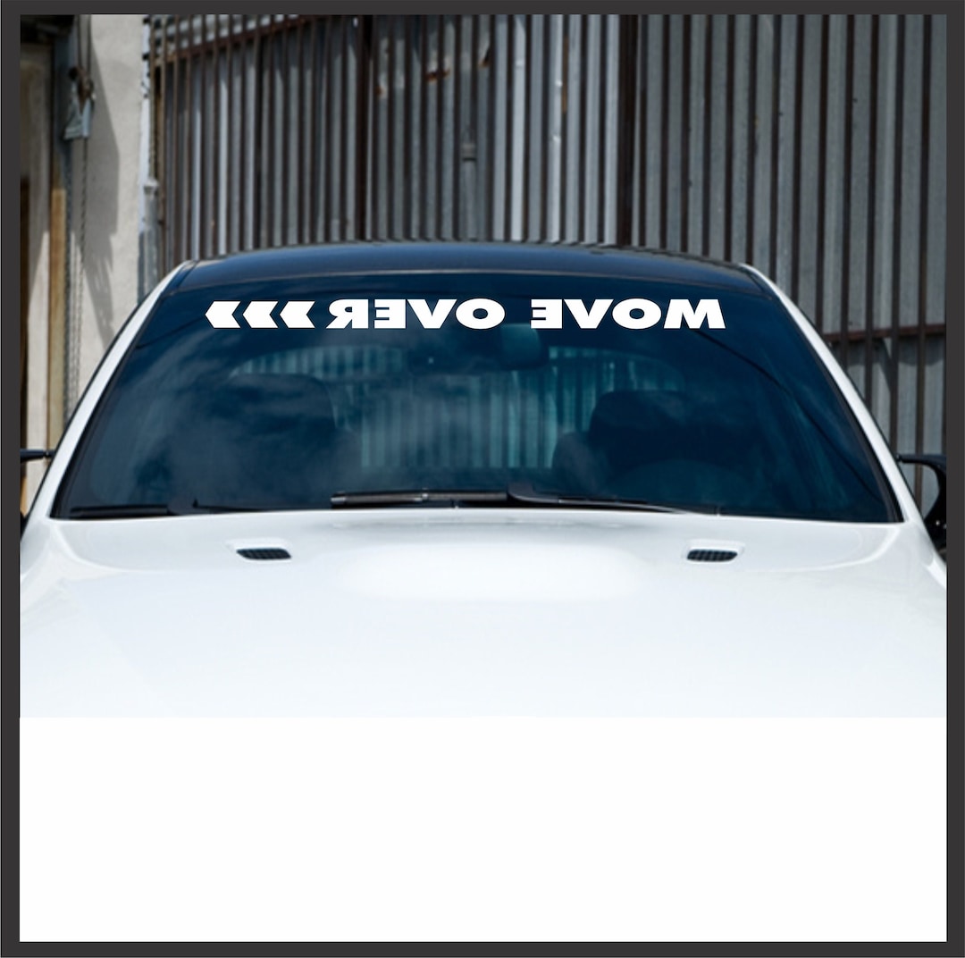 Sticker Connection | Move Over Arrow Commute Fast Lane Vinyl Sticker ...