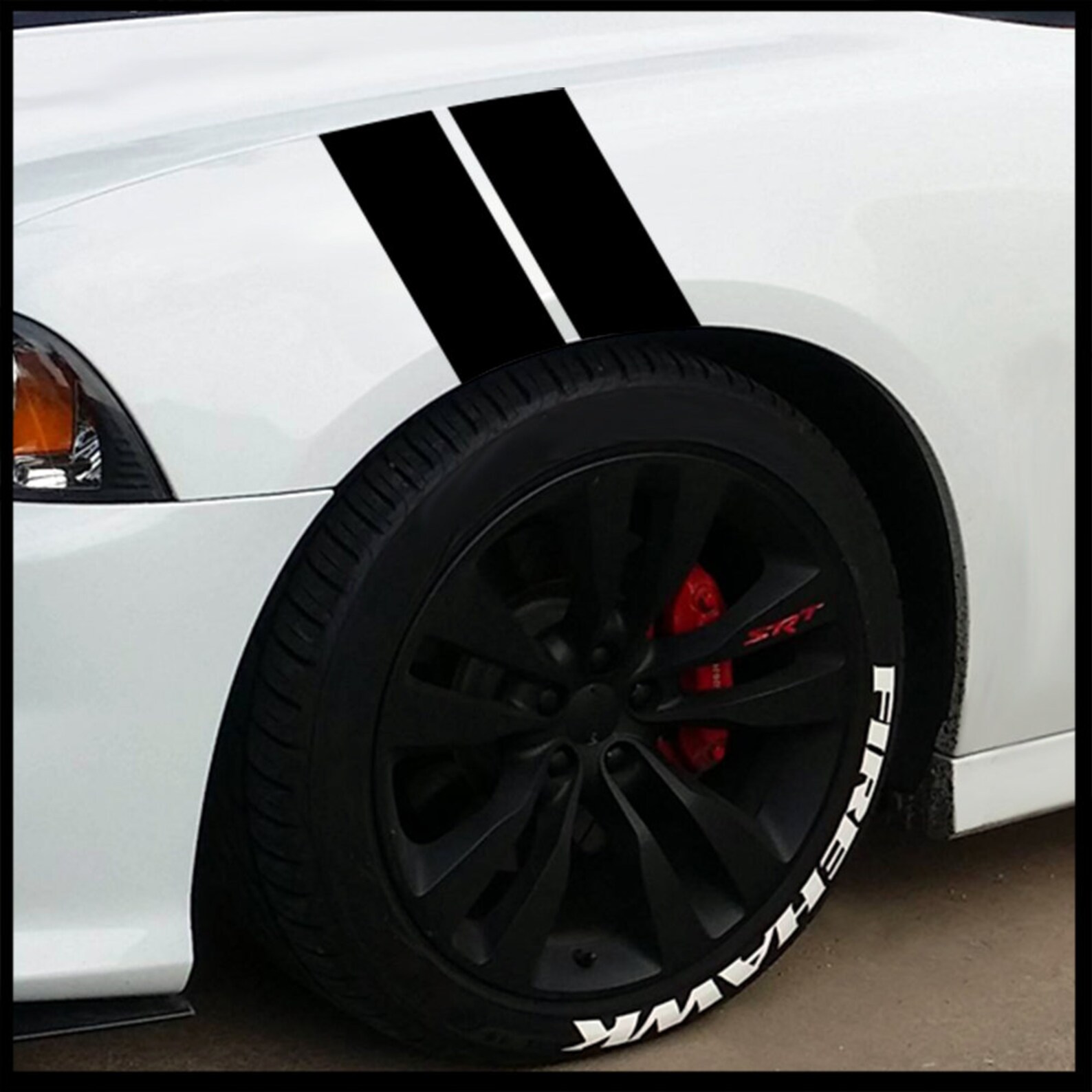 Fender Stripers Hash Marks - Vinyl Decal Universal for Car Truck Fender ...