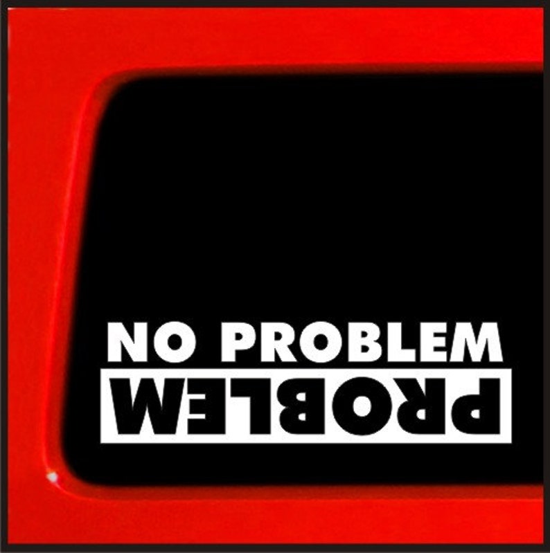 Sticker Connection No Problem Problem Bumper Sticker - Etsy