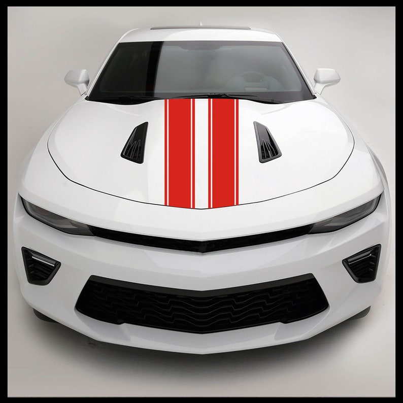 Sticker Connection 2 6 Hood Racing Rally Stripes - Etsy
