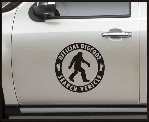 Official Bigfoot Search Vehicle SET Sticker Vinyl Decal | Etsy