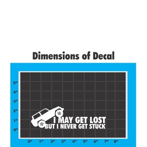 Sticker Connection | I May Get Lost, but I Never Get Stuck Bumper ...