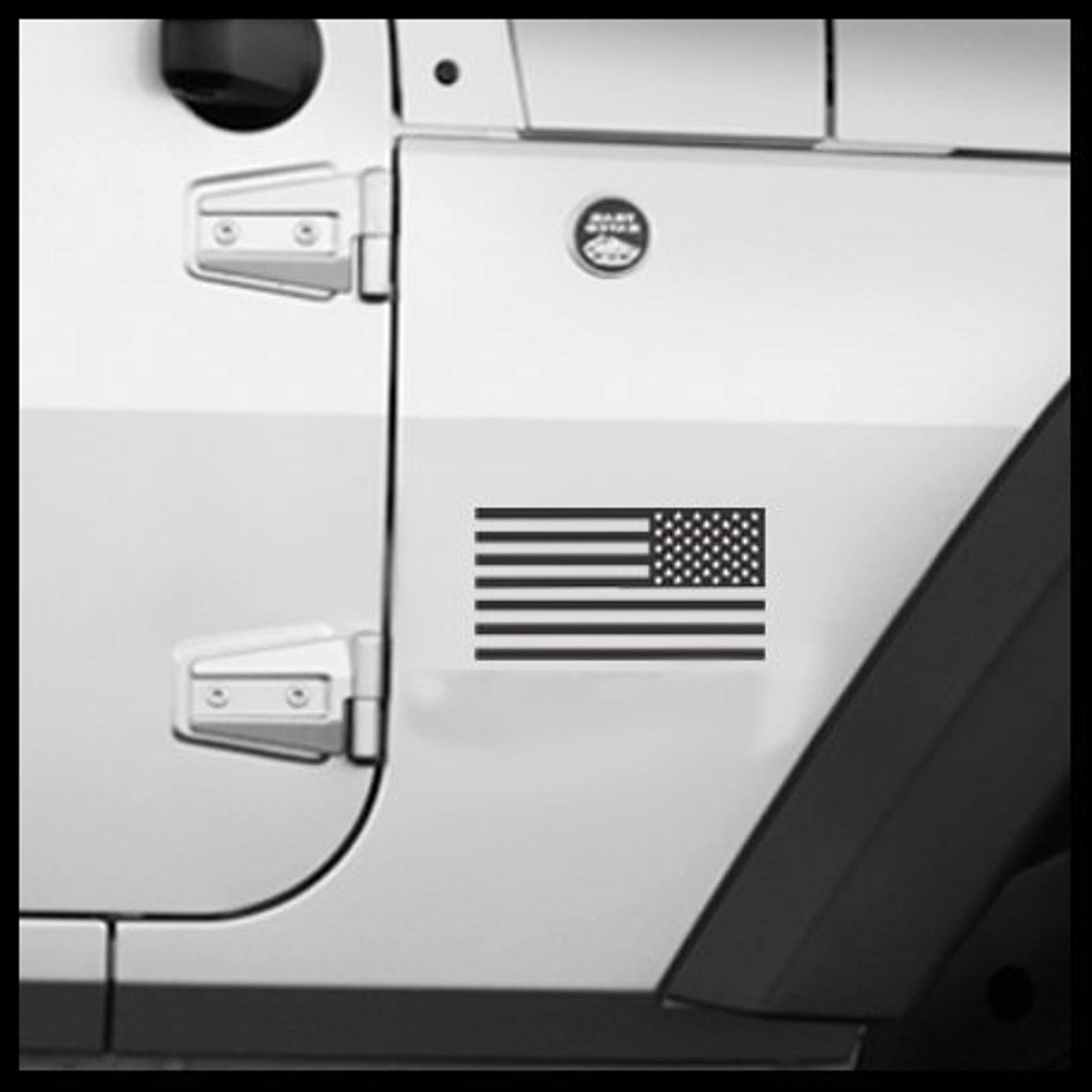 Sticker Connection | USA American Flag Sticker for Jeep Wrangler ...