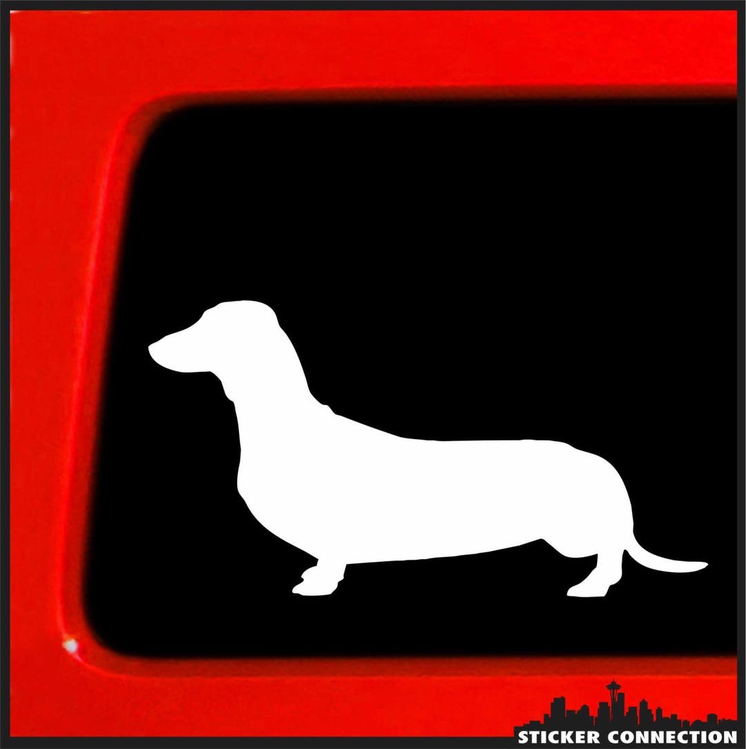 Sticker Connection | Dachshund Wiener Dog | Bumper Sticker Vinyl Decal ...