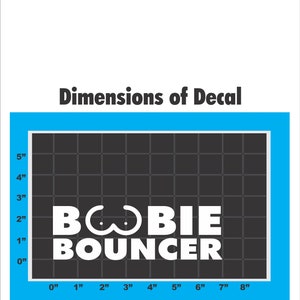 Sticker Connection | Boobie Bouncer | Funny Die Cut Sticker Bumper ...