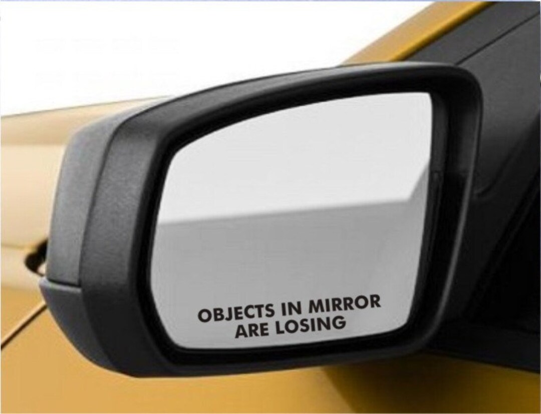 Sticker Connection | Objects in Mirror Are Losing | Pair | Bumper ...