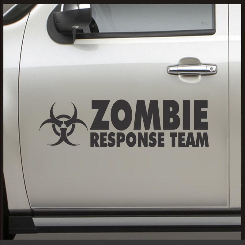 Zombie Car Decal - Etsy