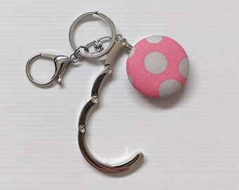 Handbag Hook Key Ring and Bag Charm, Purse Hook Hanger Key Chain, Bag ...