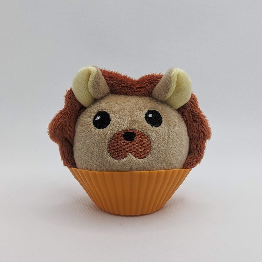 Lion Cupcake Mochi Plushie, Soft Toy, Kids Stuffed Toy Handmade From ...