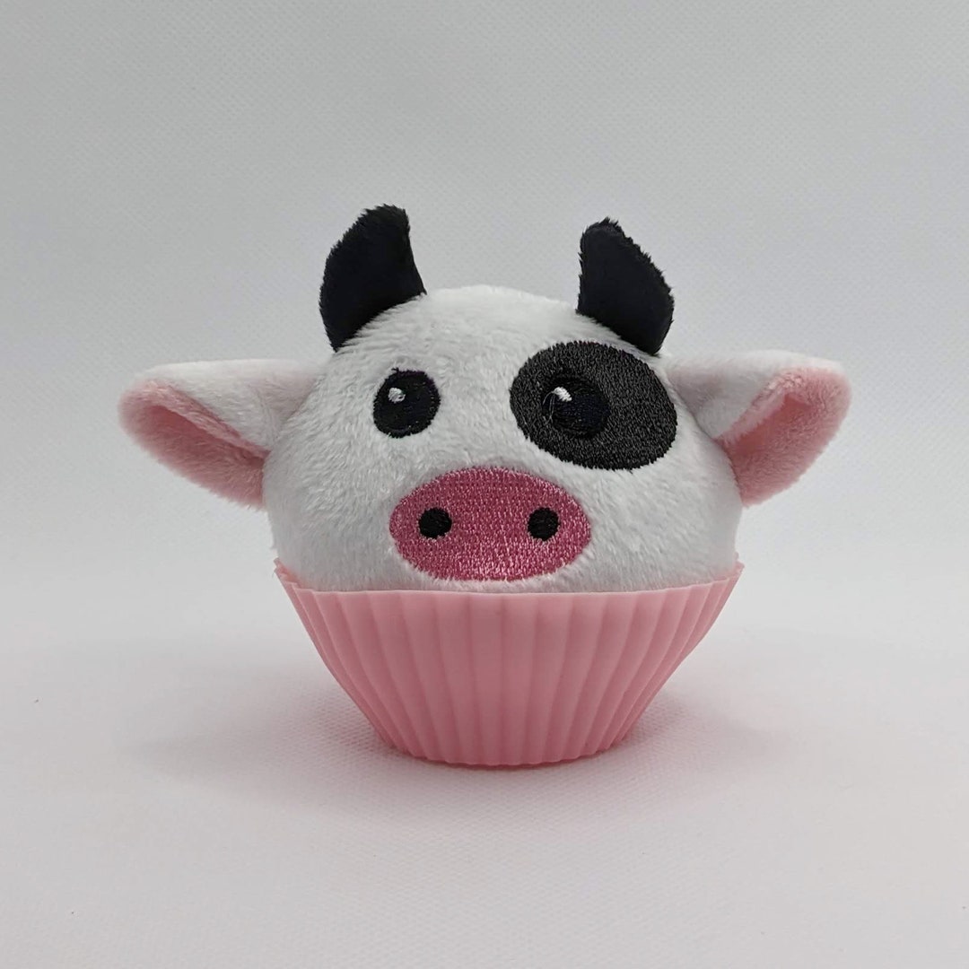 Cow Cupcake Mochi Plushie, Soft Toy, Kids Stuffed Toy Handmade From ...