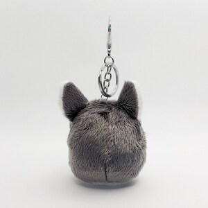Wolf Plushie Keyring Soft Toy Bag Charm Handmade From Minky - Etsy