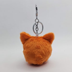 Fox Plushie Keyring Soft Toy Bag Charm Handmade From Minky - Etsy