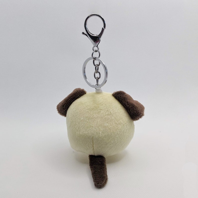 Puppy Dog Plushie Keyring Soft Toy Bag Charm Handmade From Minky - Etsy