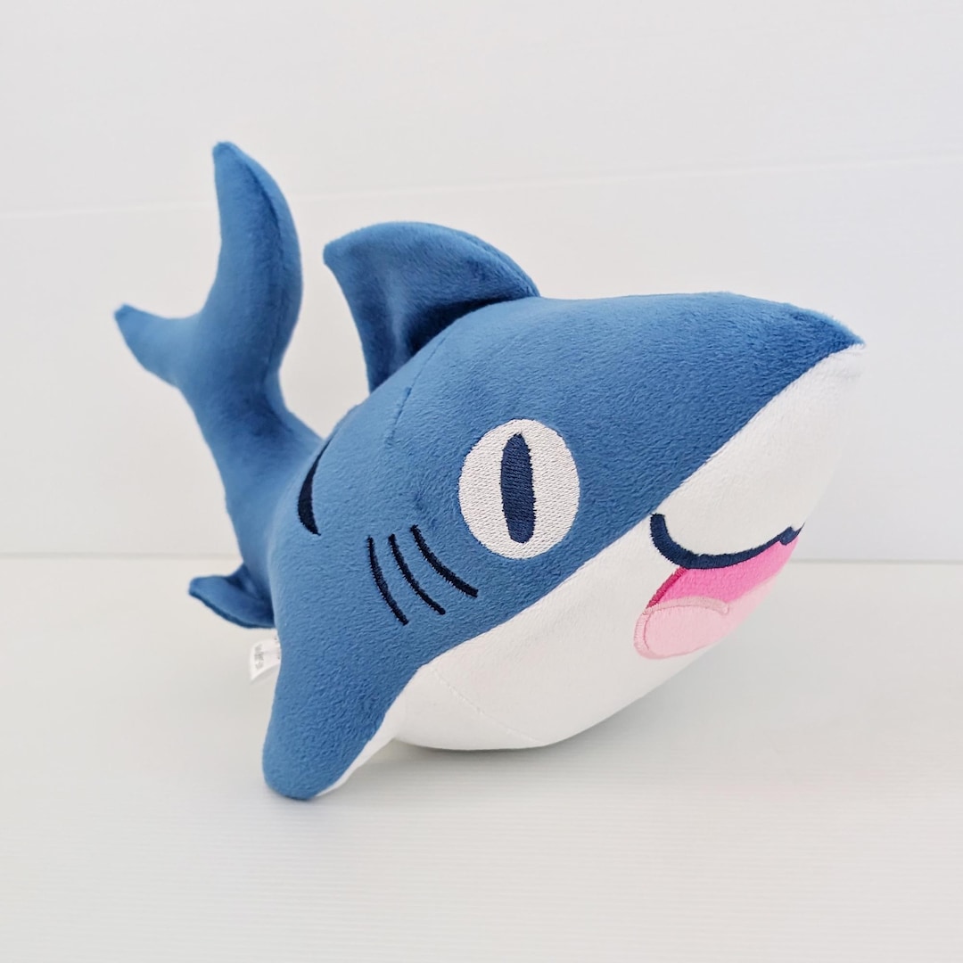 Tiger Shark Plushie, Soft Toy, Kids Stuffed Toy Handmade From Minky - Etsy