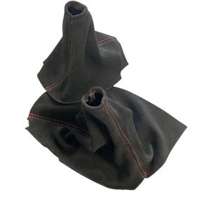 For Chevy Corvette C6 Suede Shift Boot Cover, Custom Stitch (2005-2013 ...