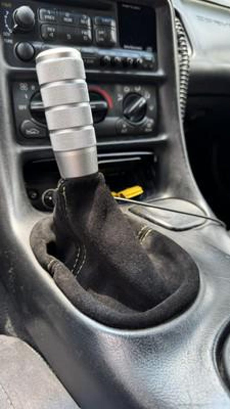 For 1997-2004 CHEVY CORVETTE C5 Custom Stitch Suede Shift & Parking ...