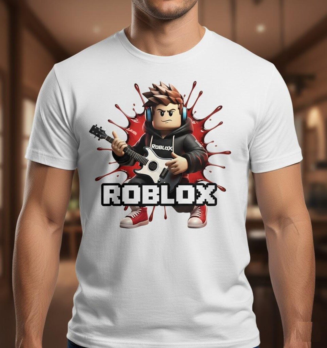 Blocky Gamer PNG Bundle | Roblox Character Clipart (digital Download ...