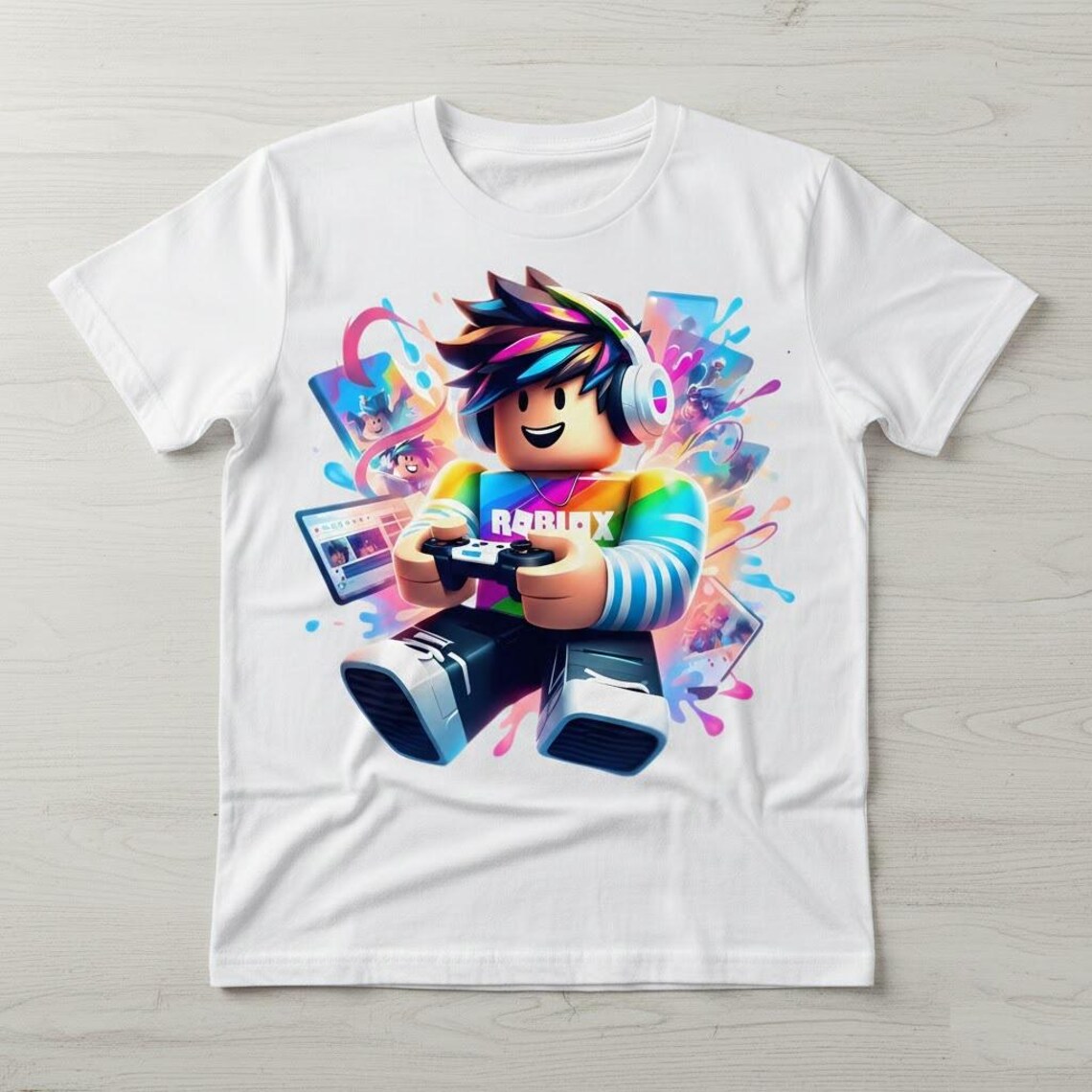 Blocky Gamer PNG Bundle | Roblox Character Clipart (digital Download ...