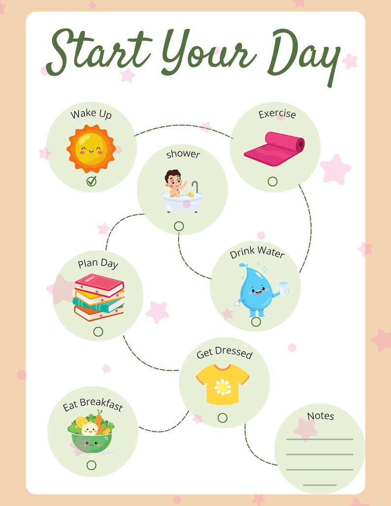 Autism Visual Schedule, Daily Routine Picture Cards (printable PDF) - Etsy